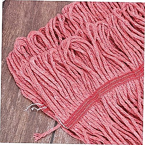 IWOWHERO 1pc Practical Mop Cloth Household Spray Mop Washable Sponge Headband Wet Mop Sponge Mop Refill Reusable Mop Head Commercial Mop Mop Refill Mops Red