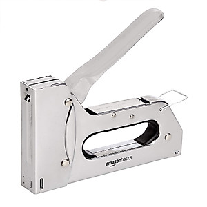 Amazon Basics Manual Staple Gun Stapler with 1000 Staples