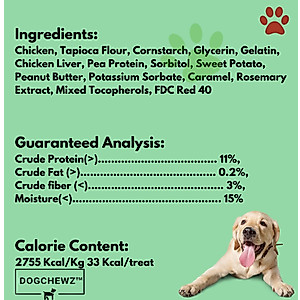 DOGCHEWZ™ Rawhide Free Twist Dog Chew Treats 5" (36 Count/Bag) - Chicken Flavor - Gluten Free