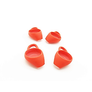 Reki Backbeat Fit 3100 Ear Tips | Silicone Earbuds Eartips Ear Gels Compatible with Plantronics BackBeat FIT 3100 2100 Wireless Sports Headphones - 4pcs (Red)