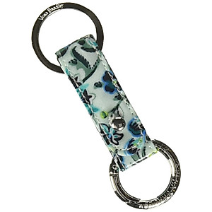 Vera Bradley Women's Cotton Keychain, Cloud Vine, One Size