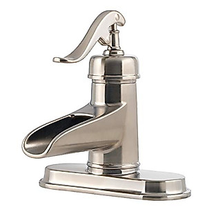 Pfister LF-M42-YPKK LFM42YPKK Ashfield Single Control 4" Centerset Bathroom Faucet in Brushed Nickel