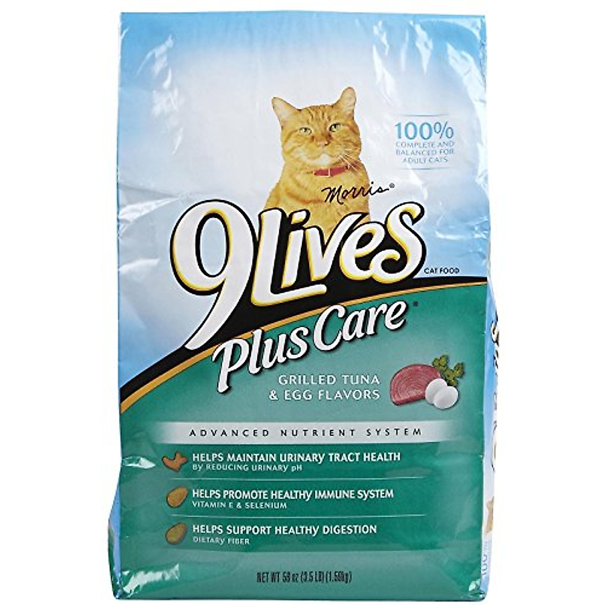 9Lives Plus Care - Tuna & Egg - 3.5 Lb