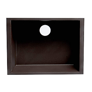 ALFI brand AB2420UM-C Kitchen Sink, Chocolate