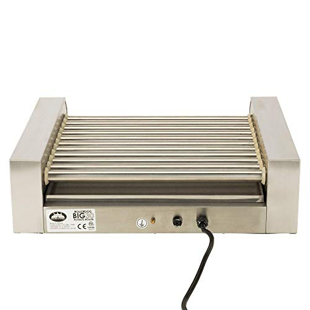 Roller Dog RDB30SS hot Dog Cooker, 23" L x 18 3/4" W x 8" H, Stainless Steel