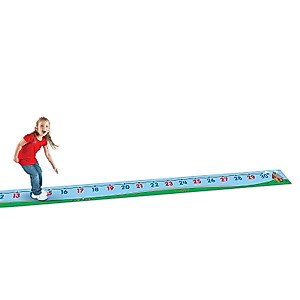 Learning Resources 0-30 Number Line Floor Mat, Blue