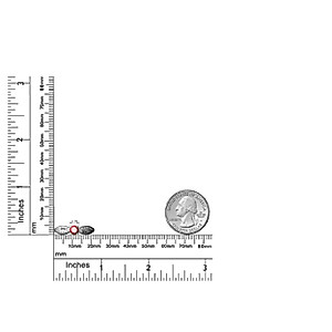 PJM Customized Sterling Silver Womens (Ladies) High School Class Ring – Dainty Collection – Fully Personalized - Mementos Jewelry (Sterling Silver Platinum)