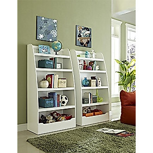 Ameriwood Home Hazel Kids' 4 Shelf Bookcase, White