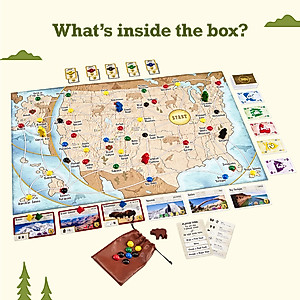 Underdog Games Trekking The National Parks - The Award-Winning Family Board Game | Designed for National Park Lovers | Great for Kids Ages 10 and Up | Easy to Learn
