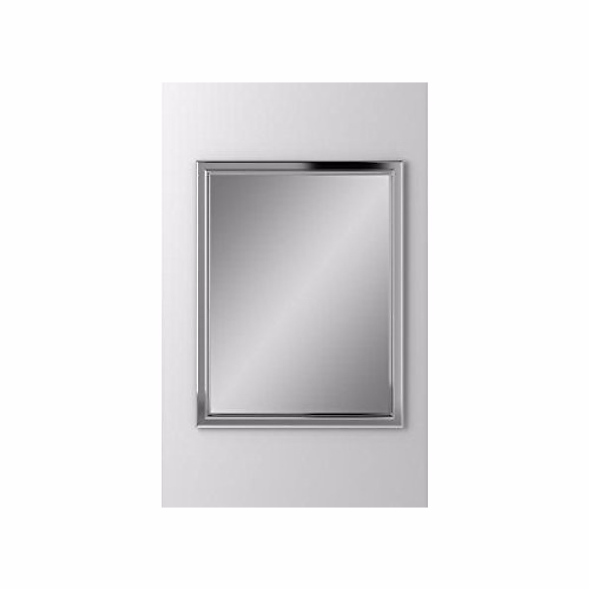 Robern dc2430d4bmg76 Bryn Mawr 30" x 23" Single Door Framed Medicine Cabinet, Polished Chrome
