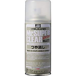 Mr. Super Clear UV Cut Flat Spray