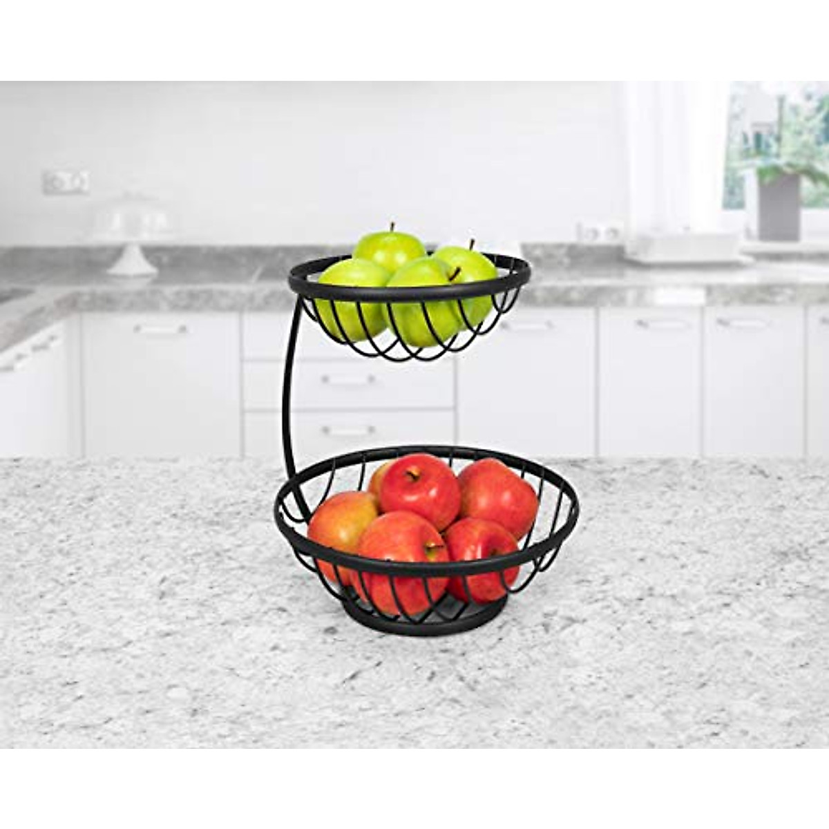 Spectrum Diversified Ashley 2-Tier Server, Black