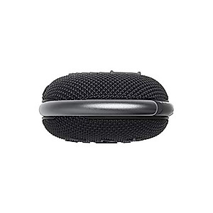 JBL Clip 4: Portable Speaker with Bluetooth, Built-in Battery, Waterproof and Dustproof Feature - Black (JBLCLIP4BLKAM) (Renewed)…
