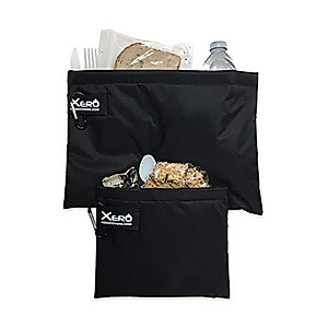 XeroCover Snack Sleeve: Insulated Sleeve Lunch Bag, Made in America (Black, Small)