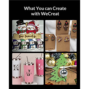 WECREAT Vision 40W Laser Engraver, Diode Desktop Laser Cutter and Engraver Machine with Rotary for Tumblers Glass Mugs Cups Roller, Class 1 Enclosed Laser Cutting for Acrylic Wood Leather Metal