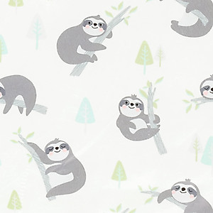 Lush Decor Hygge Sloth Soft & Plush Changing Pad Cover, 32" x 16" x 5", Gray