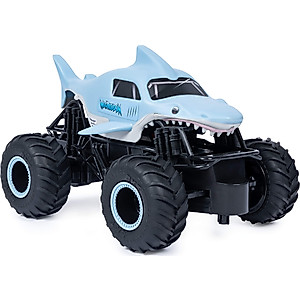 Monster Jam, Official Megalodon Remote Control Monster Truck, 1:24 Scale, 2.4 GHz, for Ages 4 and Up