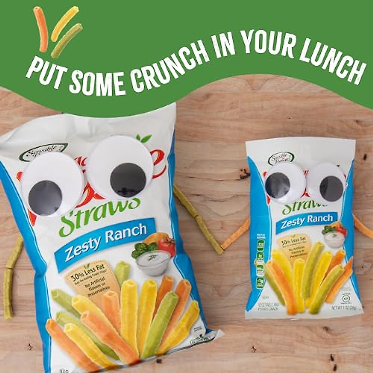Sensible Portions Garden Veggie Straws Zesty Ranch, 7 Oz