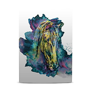 Head Case Designs Officially Licensed Riza Peker Horse Art Mix Matte Vinyl Faceplate Sticker Gaming Skin Case Cover Compatible with Sony Playstation 5 PS5 Digital Edition Console