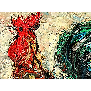 Awaken, Rooster Limited Edition, Signed and Numbered Print by Andre Dluhos