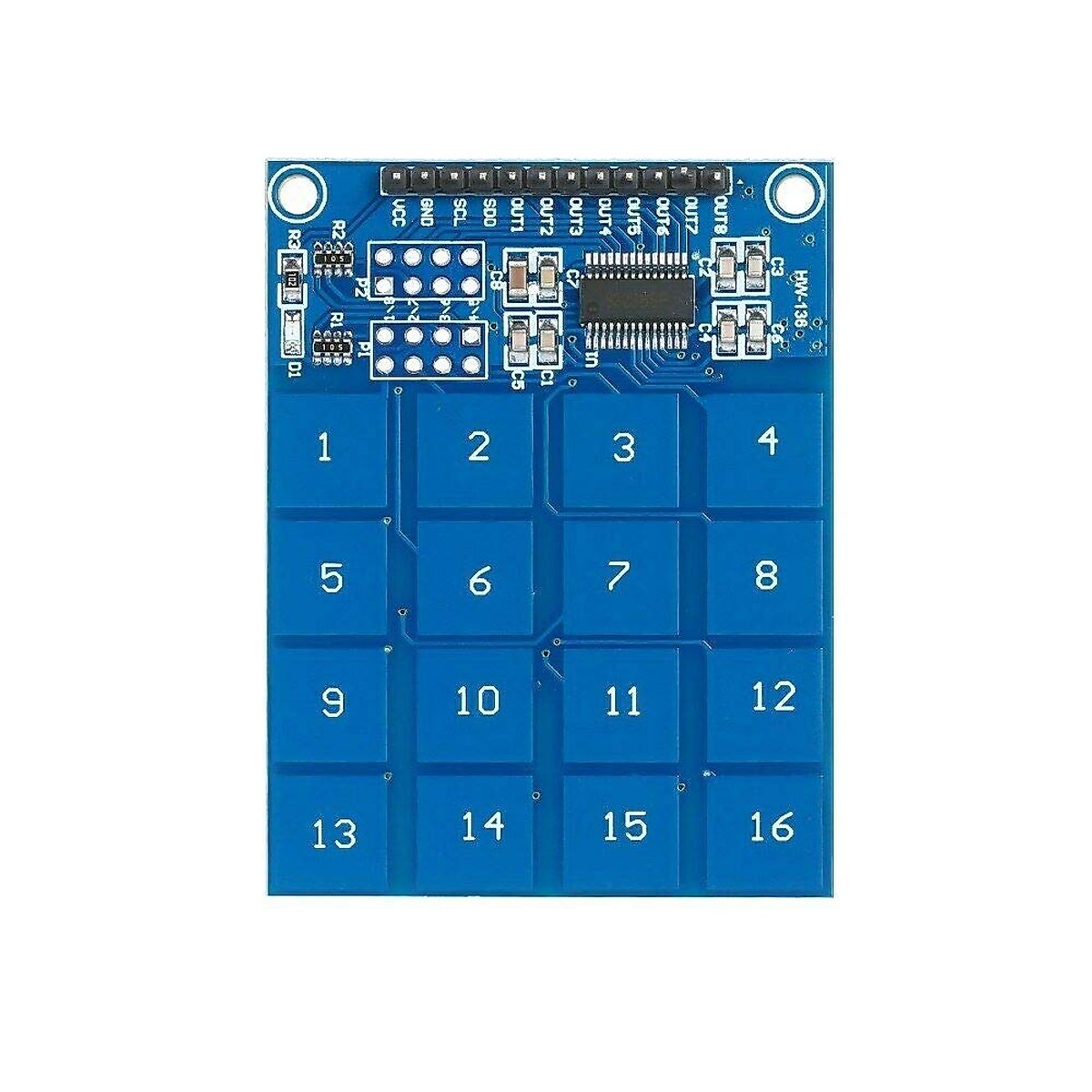 Gump's grocery TTP229 16 Channel Digital Capacitive Switch Touch Sensor Module