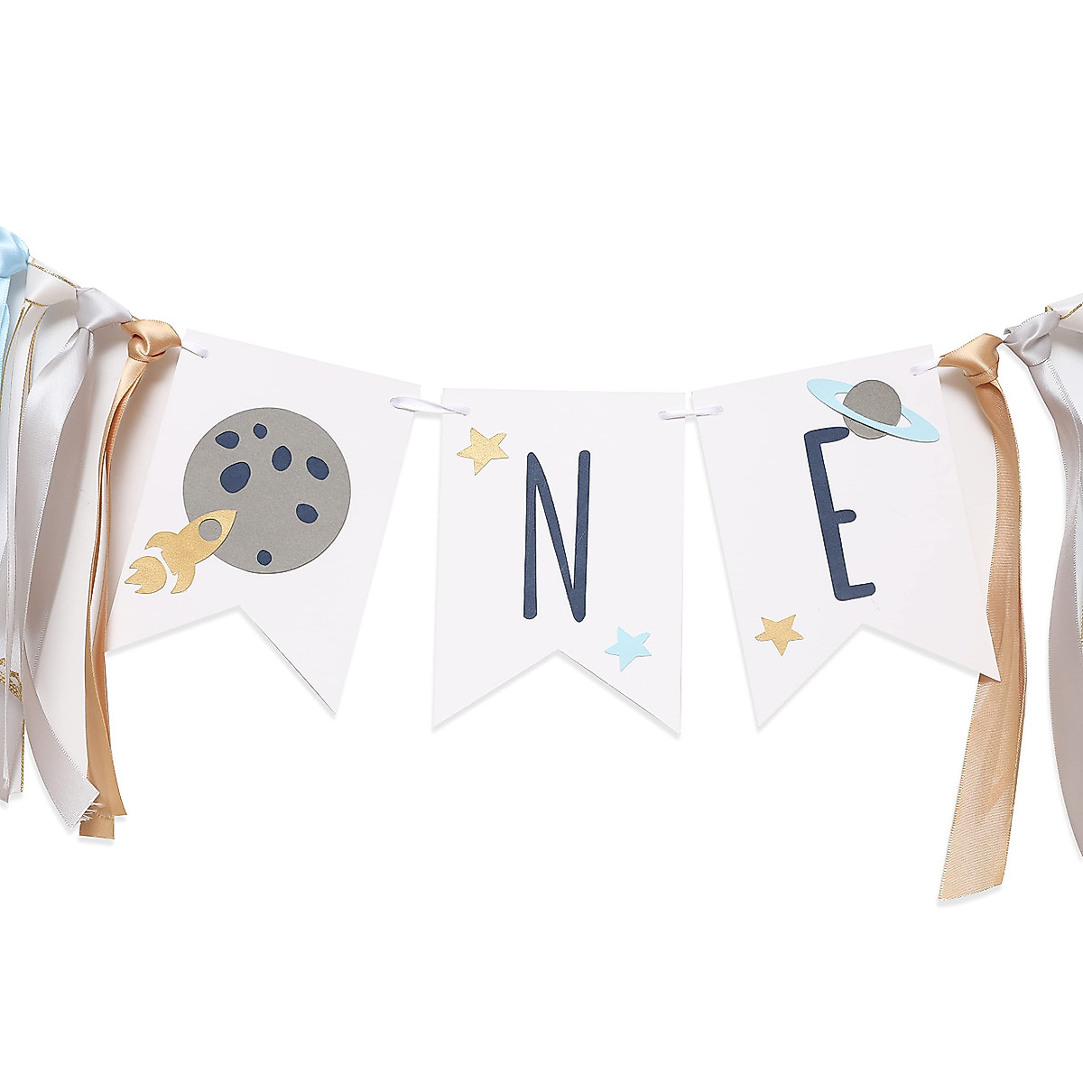Space Theme 1st Birthday Banner-space Theme High Chair Banner, 1st Birthday High Chair Banner, Outer Space Birthday, 3 2 1 Lift-off, Universe Birthday, Orbit the Sun, Rocket Ship (rocket Banner)