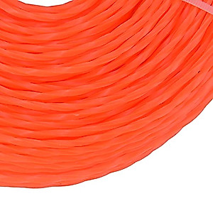 Yitre Trimmer Cord, String Trimmer Line Twist Shape for Garden Lawn Cutters