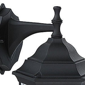 Hampton Bay Outdoor Wall Lanterns with Integrated LED Bulbs 2-Pack