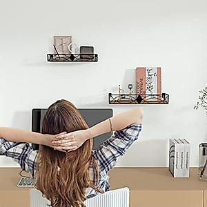 MEBRUDY Small Floating Shelves Set of 4