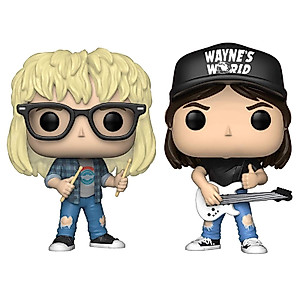 FunKo Pop! Movies: Wayne's World Collectible Vinyl Figures, 3.75" (Set of 2)