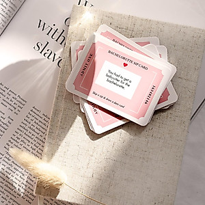 FLUYTCO Bachelorette Party Games - for The Girls Night Party Games - Bachelorette Games for a Girls Night Out Game & Galentines Day with The Bride to Be