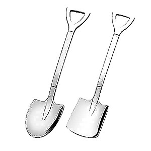 coffee spoon dessert spoon,tea spoon,portable soup spoon,ice cream scoop,yogurt spoon cake spoon,silverware stirring mini gift bag,stainless steel shovel fruit spoon 2 piece