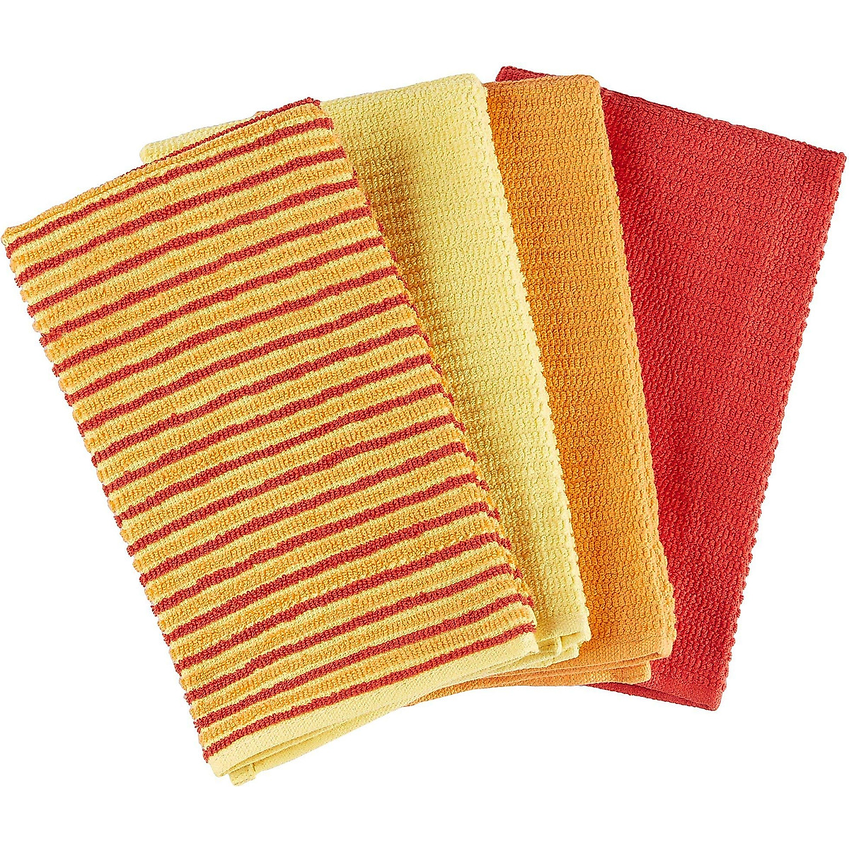 Fiesta Bar Mop Towel (Set of 4) Color: Sunny Stripe