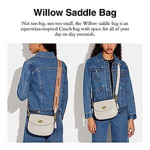 Coach Willow Saddle Bag, Chalk