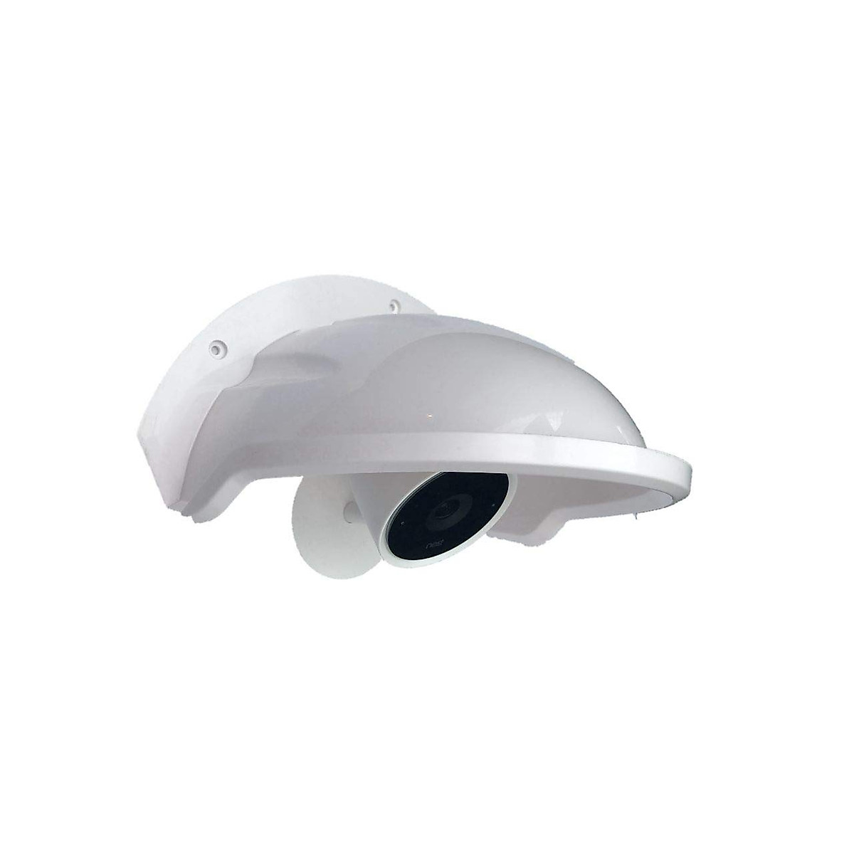 Universal Sunshade Rainshade Camera Cover Shield for Outdoor Nest/Nest IQ Camera - White