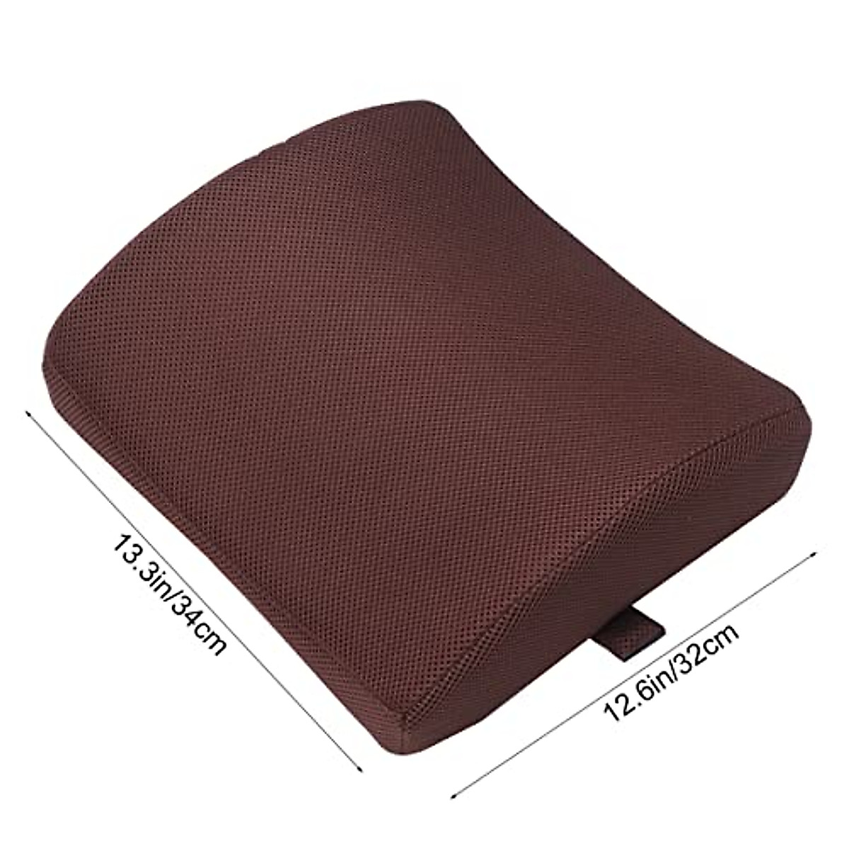 Lumbar Pillow for Car Back Support Pillow Back Cushion Car Lumbar Back Pillow Waist Protection Cushion Car Cushion Slow Pillow Support Pad Lumbar Support Sponge Office Black/1301 ( Color : Coffee , Si