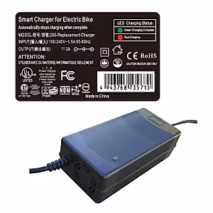 3 Amp Smart Charger Compatible with Hyper E-Ride 26" 36V Battery Mountain Electric Bike