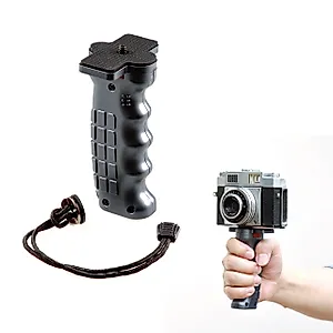 P&C Pistol Grip Camera Handle Grip Stabilizer, Standard 1/4" Screw for DSLR / Mirrorless Camera, Video Stabilizer Handle, Compatible with Canon, Sony, Nikon, Gopro, 1/4" Screw Thread for Tripod