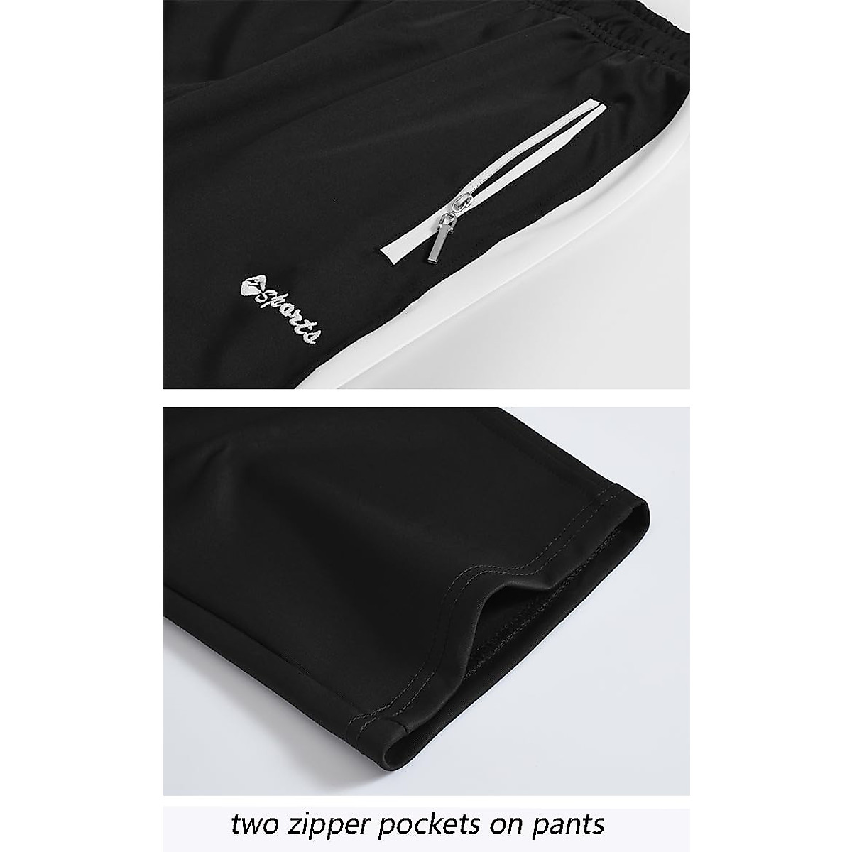 YSENTO Men's Tracksuits Set Outfits 2 Piece Jogging Suits Warm Up Running Track Sets Sweatsuits White M