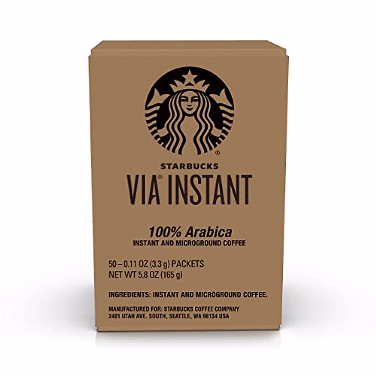 Starbucks VIA Ready Brew Colombia Coffee, 50-Count