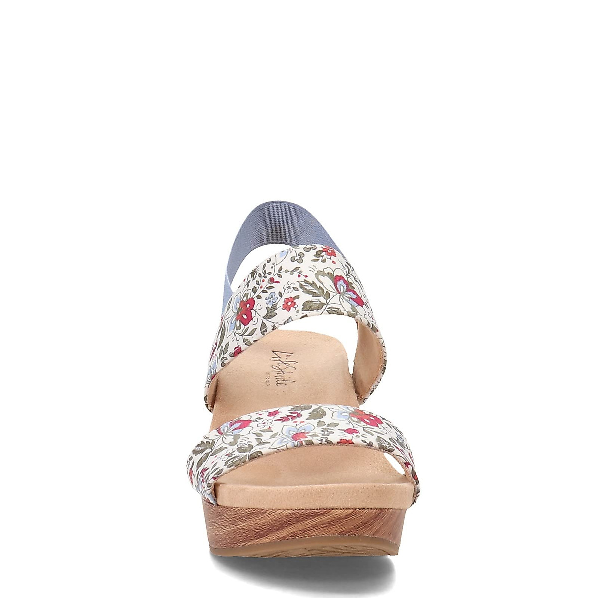 LifeStride Delta Womens Sandal 10 CD US RedMulti Floral