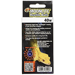 Zoo Med Moonlite Bulb for Reptiles, 40 Watt
