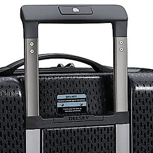 DELSEY PARIS Unisex-Adult's Suitcase, Black, L (70 cm-81 litres)