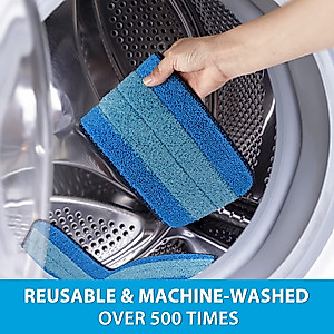 3 Pack Microfiber Cleaning Pads for Bona Mop, Safe for Hardwood and Hard-Surface Floors, Reusable Microfiber Mop Pads for 18 Inch Mop, No Residue, Super-Absorbent, Over 500 Machine Washes, Mr. Scrub