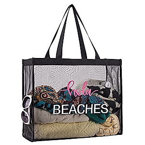 Montana West Beach Totes Bags for Women Beach Essentials for Vacation Large Pool Bag Outdoor Tote Bag portable travel bag beach sports handbag Reusable Shopping Bags MWC-133BK