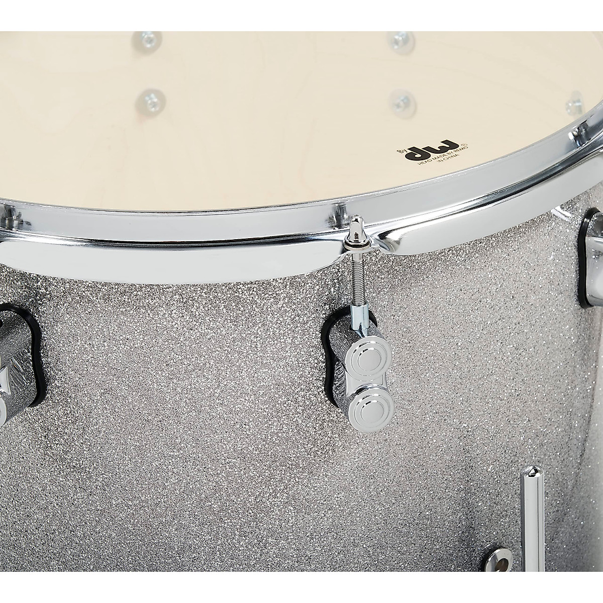 PDP By DW 7-Piece Concept Maple Shell Pack with Chrome Hardware Silver to Black Fade