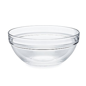 brinware 2 Piece Glass and Silicone Suction Bowls, Pink Purple