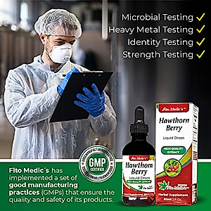 FITO MEDIC'S Lab - Hawthorn Berry -Pure - Hawthorn Extract - Ultra high Absorption, Alcohol Free.