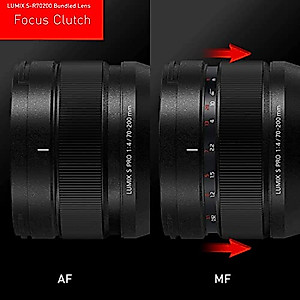 Panasonic LUMIX S5 Full Frame Mirrorless Camera (DC-S5KK) and LUMIX S PRO 70-200mm F4 Telephoto Lens (S-R70200)