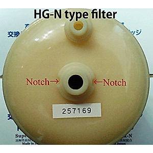 Japan Made HG-N Type Premium Grade Lead Removal Compatible Alkaline Water Filter (Not Compatible with Original HG Type Model Sold Before 2010)